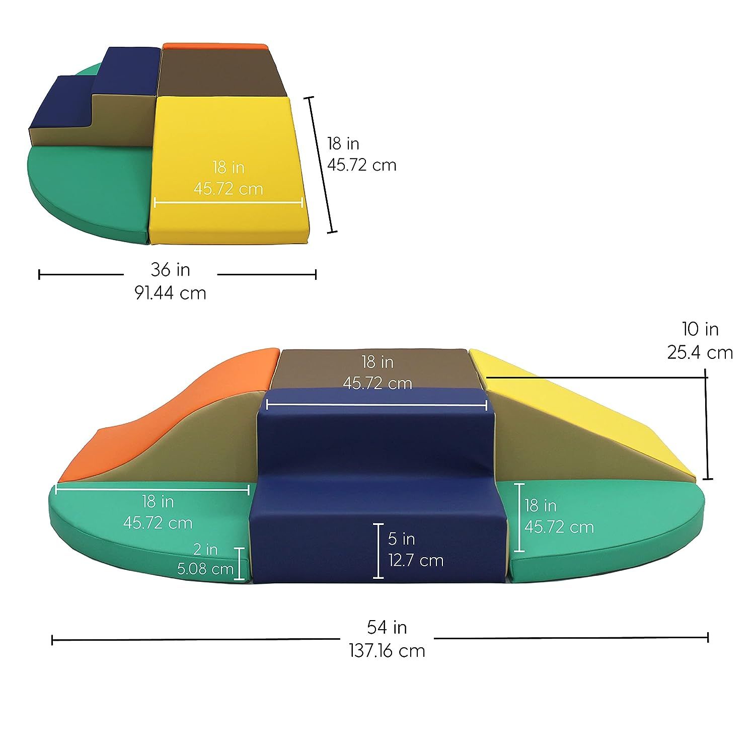 FDP SoftScape Playtime All Around Climber for Crawling Infants and ...