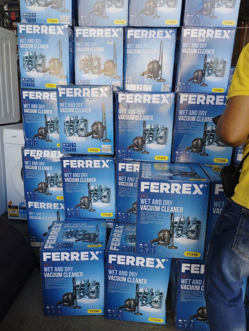 Ferrex 16L Wet and Dry Vacuum Cleaner 1200W, Furniture & Home Living ...