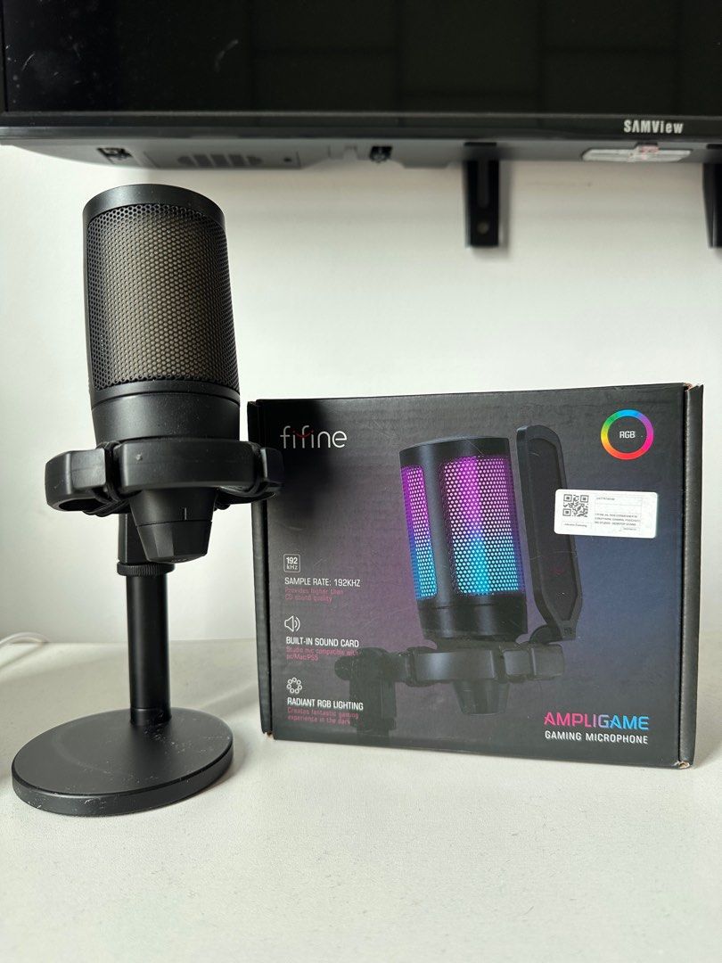 Fifine A6 Ampligame USB Microphone, Audio, Microphones on Carousell