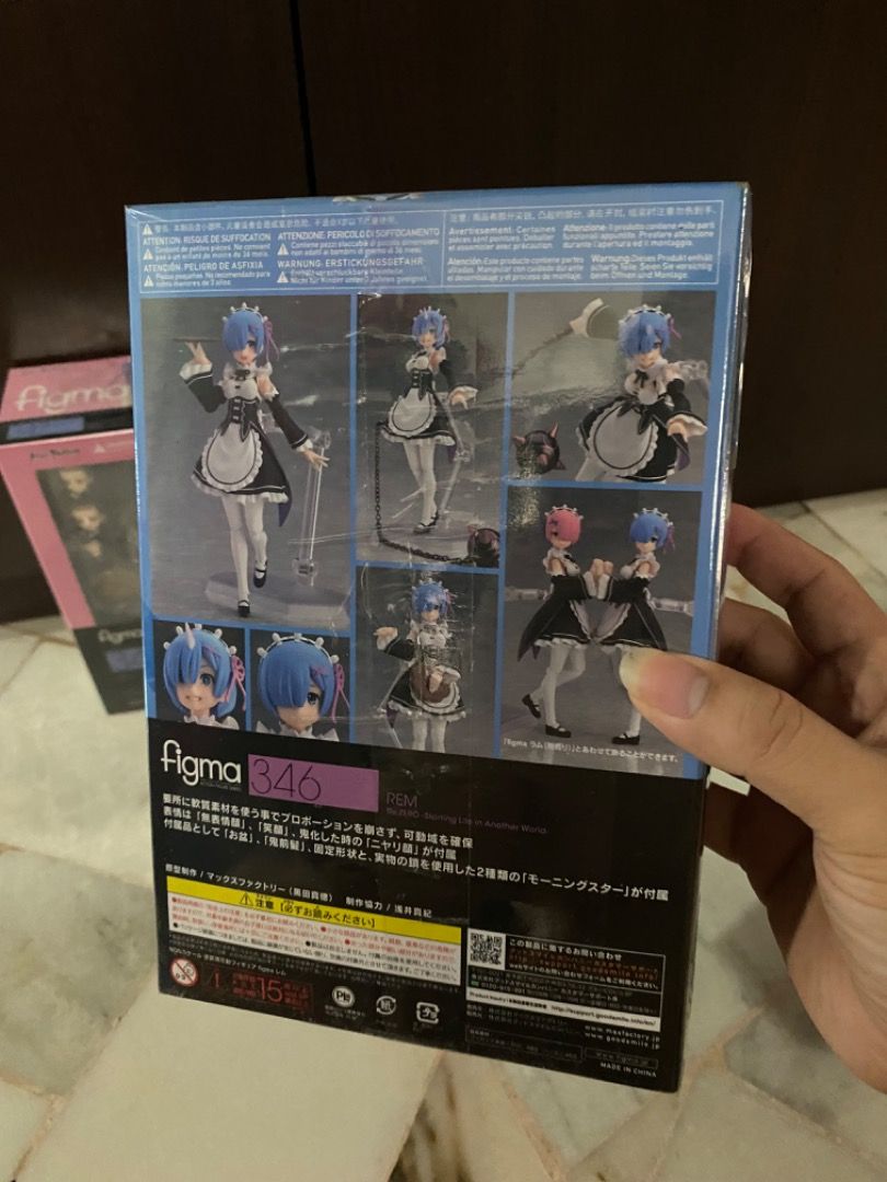 Figma re: zero set of 3 (japan stock authentic ), Hobbies & Toys, Toys ...