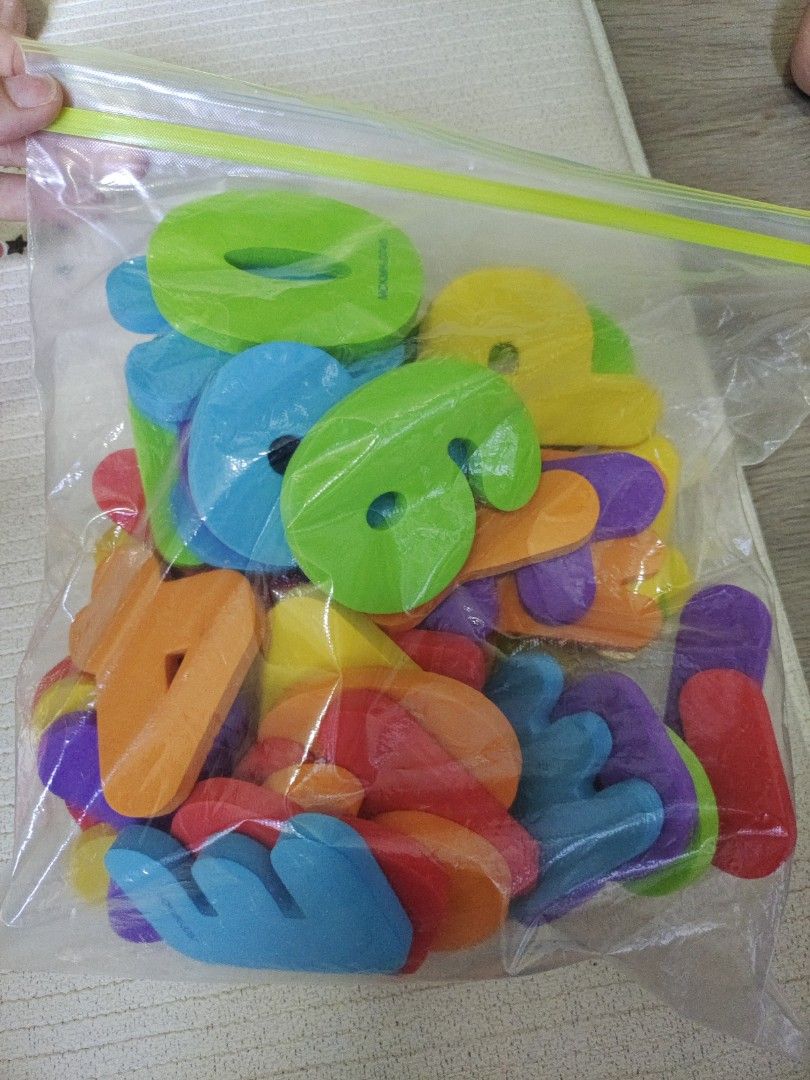 Foam Alphabet & Numbers, Hobbies & Toys, Toys & Games on Carousell
