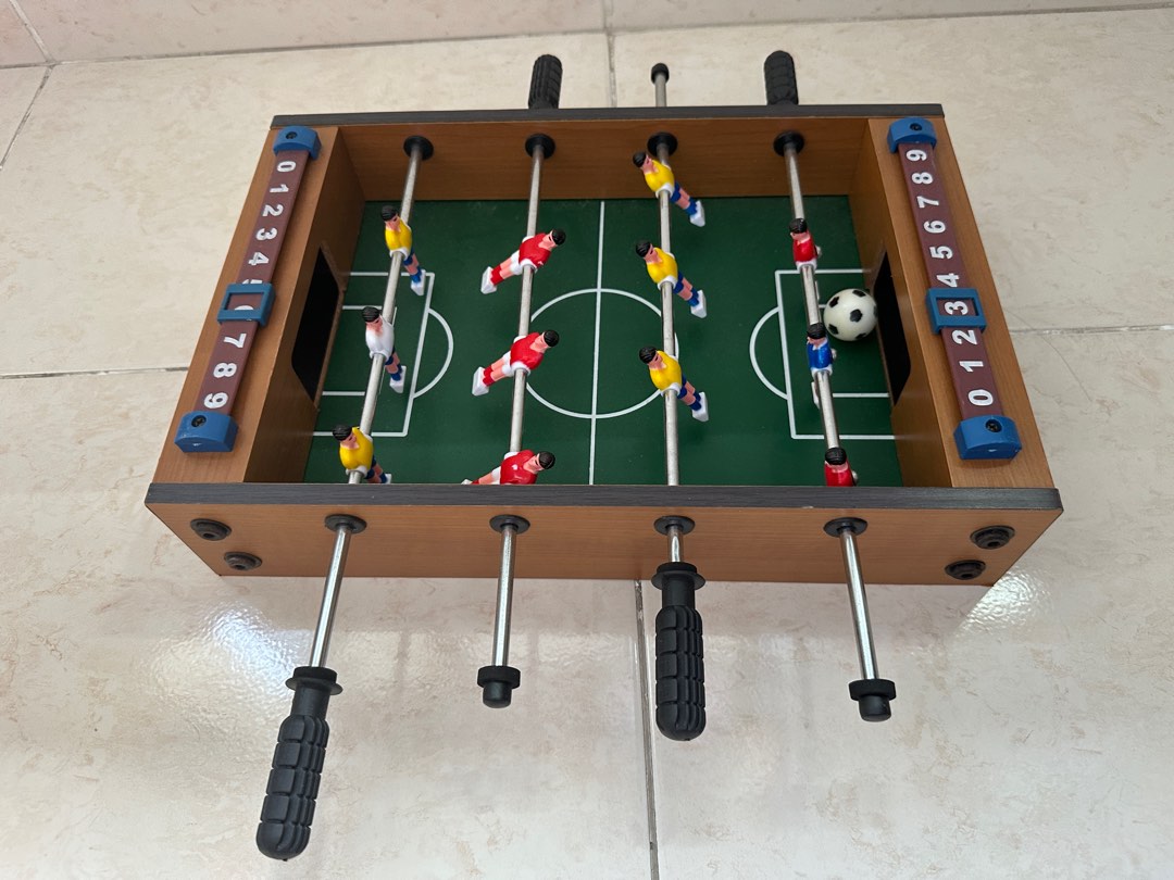 Foosball Table Mini Football Table Game 2 Footballs Classic ...