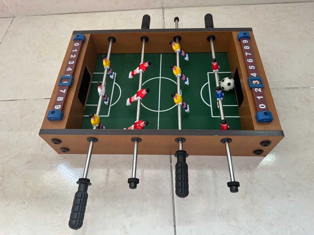 Foosball Table Mini Football Table Game 2 Footballs Classic ...