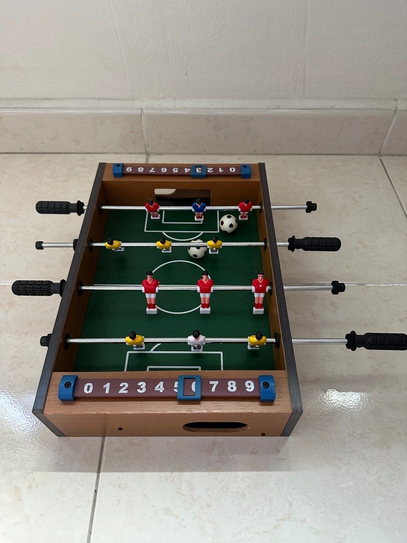 Foosball Table Mini Football Table Game 2 Footballs Classic ...