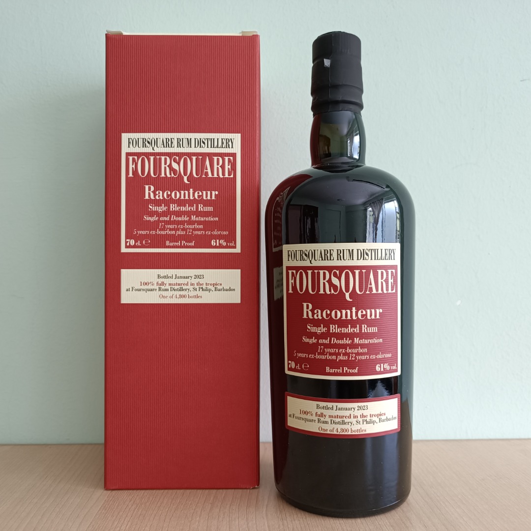 Foursquare Velier Raconteur 17 year Bourbon/Sherry-matured Barbados Rum ...