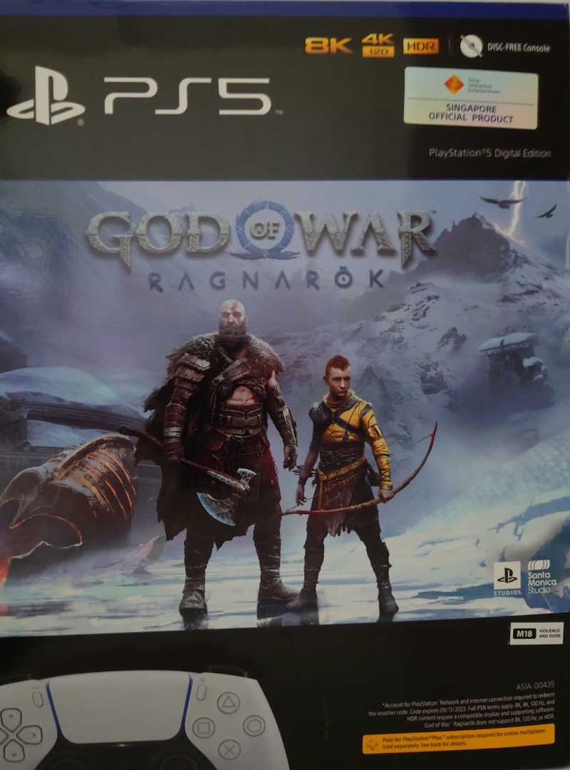 FS PS5 Digital Edition GOW Bundle Local Set , Video Gaming, Video Game Consoles, PlayStation on ...