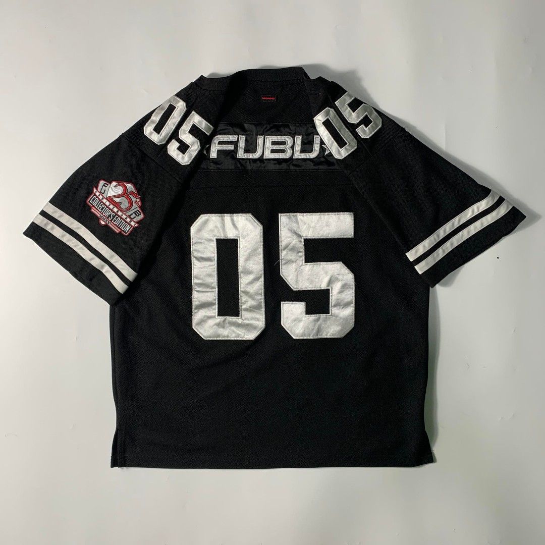FUBU "05" Active Jersey Black/Silver on Carousell