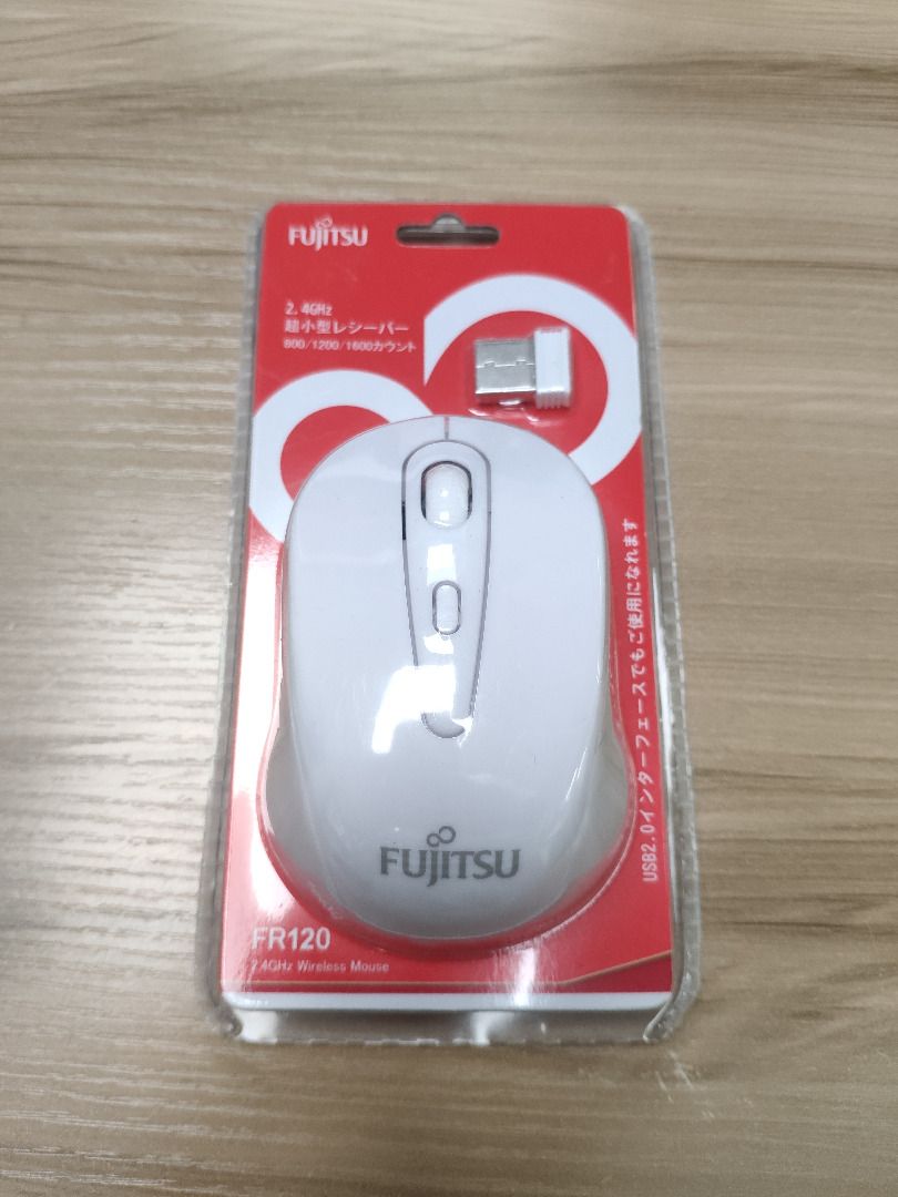 fujitsu FR120 Wireless Mouse (White), 電腦＆科技, 電腦周邊及配件, 電腦滑鼠及相關產品 - Carousell