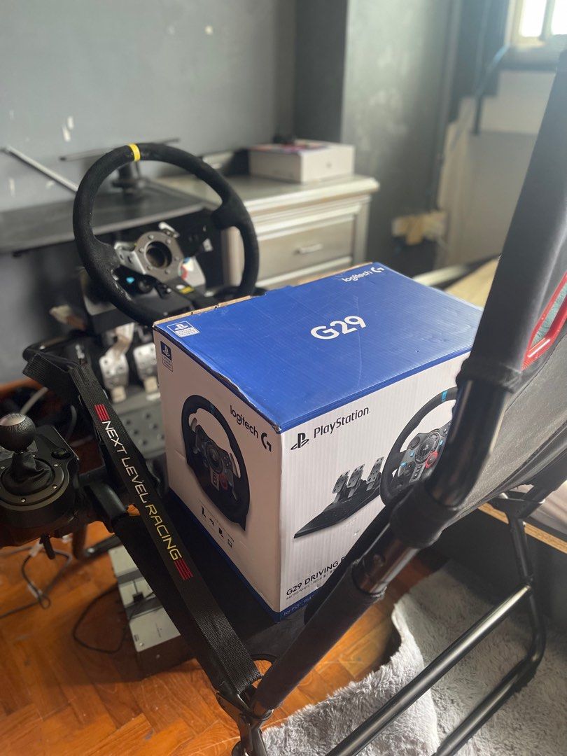 G29 Steering Wheel with Gear Shifter Playseat Full set, Video Gaming ...