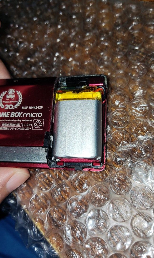 Gameboy Micro Limited Edition Mario ed. w/ Pokemon Ruby (USA/Authentic ...