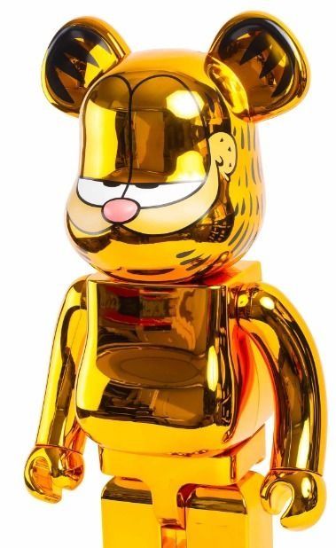 Garfield Chrome 1000% Bearbrick Medicom Toy 100% Original Authentic ...