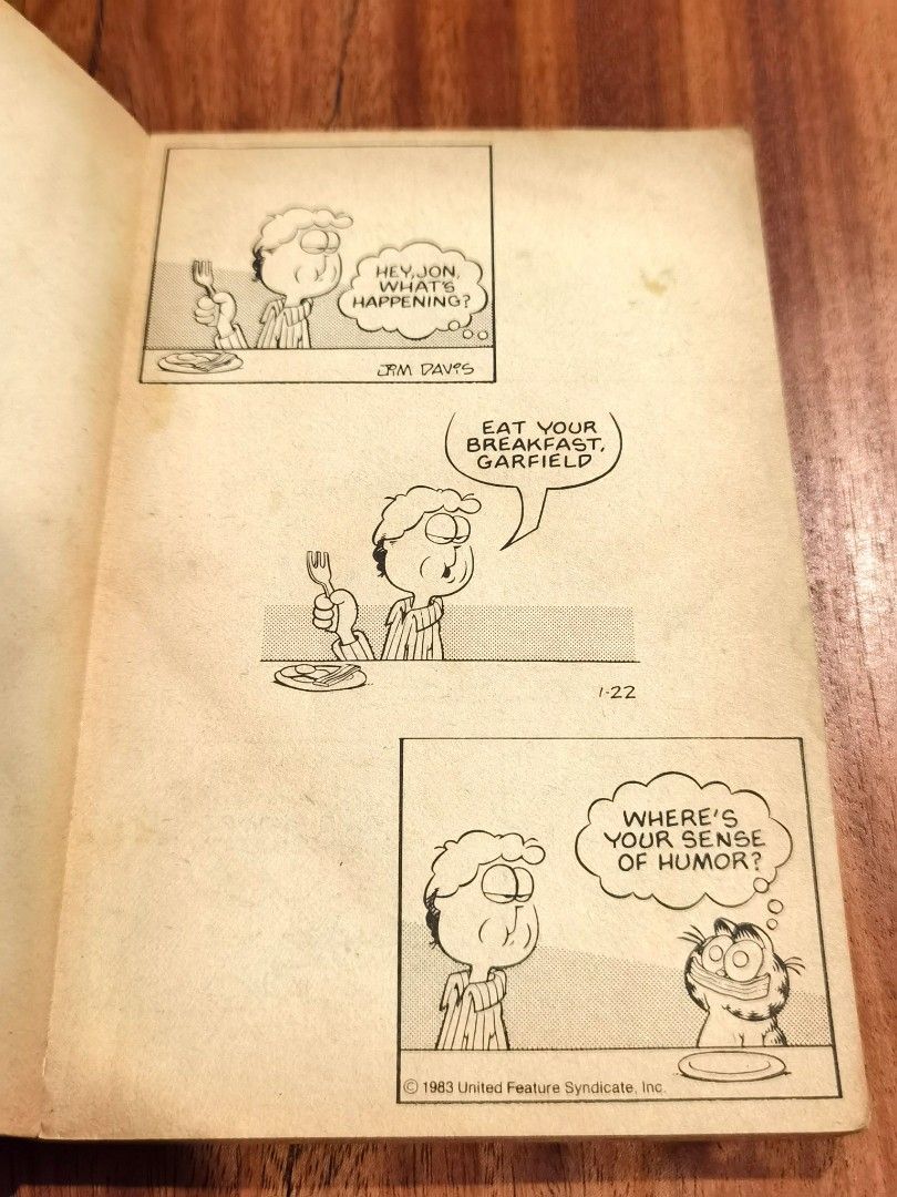 Garfield What's Cooking Cartoons Book By Jim Davis, Hobbies & Toys ...