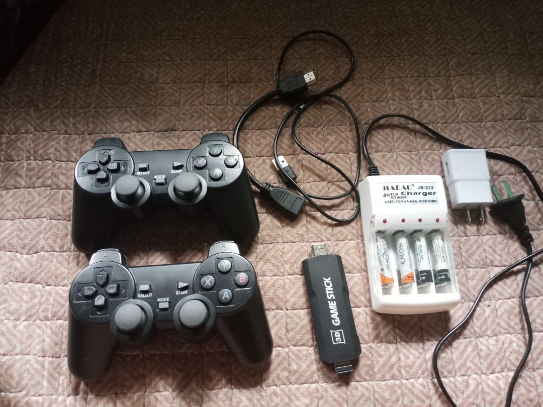 GD-10 gamestick X2 retro games 128gb( battery charger include na din ...
