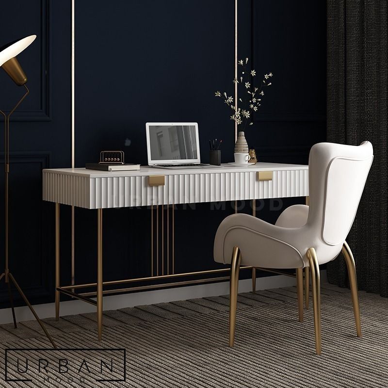 GLOWER Modern Faux Leather Dining Chair, Furniture & Home Living ...