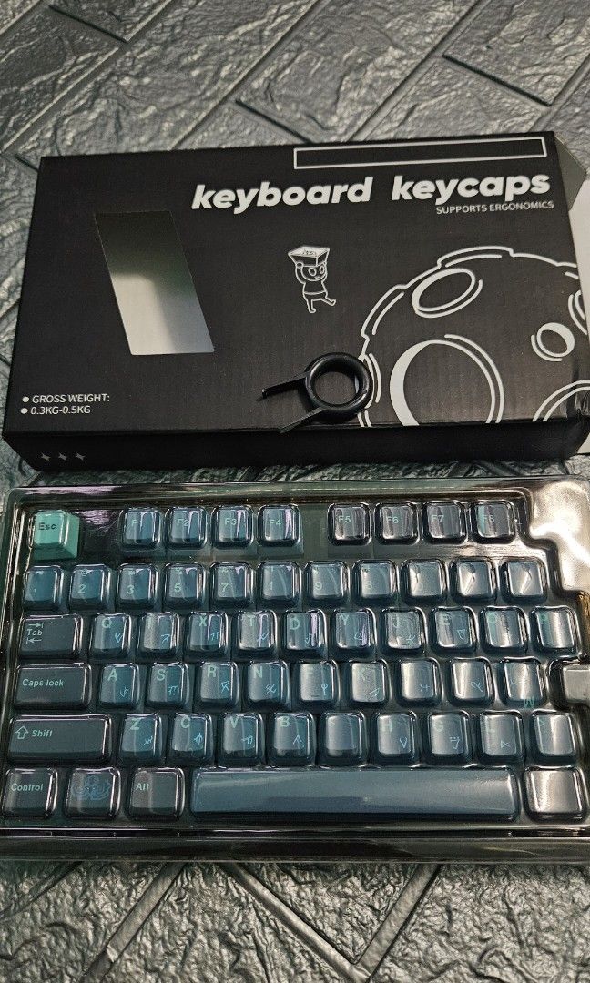 Clone GMK terror below Cherry keycaps 129 key, Computers & Tech, Parts ...