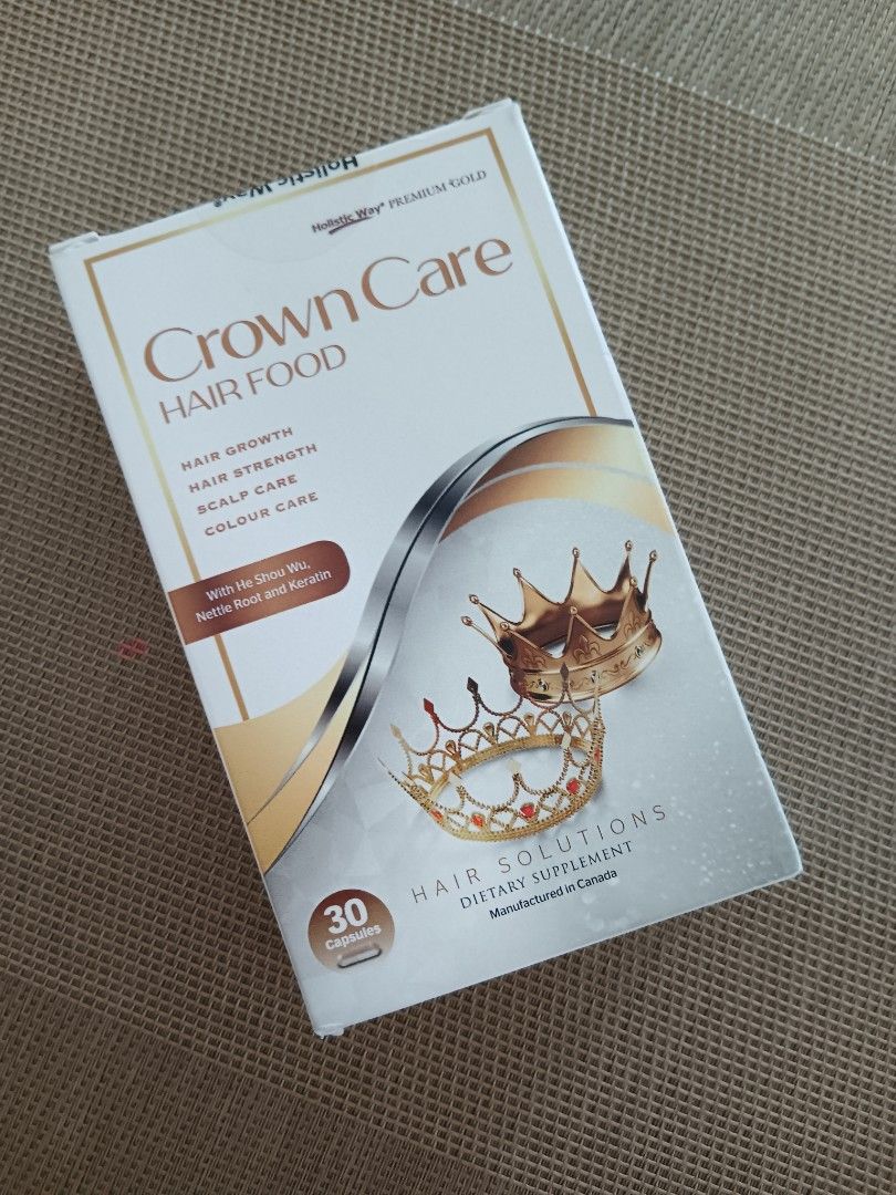 Gold Crown Hair Food (Box of 30) Hair Supplement, Beauty & Personal ...