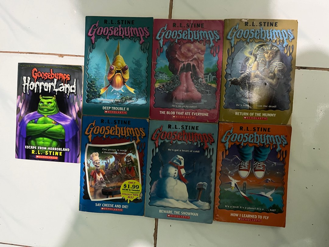 Goosebumps scholastic bundle books 7 pcs, Hobbies & Toys, Books ...