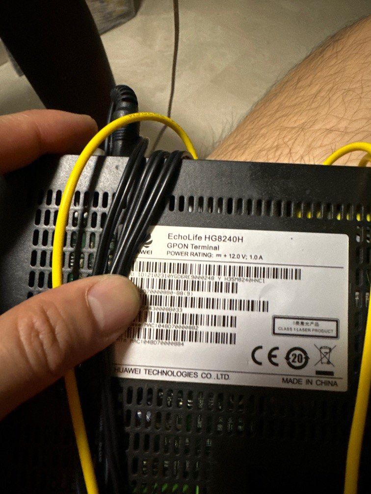 Gpon Terminal Huawei Echolife Hg H Computers Tech Parts Accessories Networking On