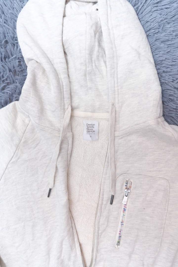 Graniph Japan Hoodie (Gray Acid Wash Color) on Carousell
