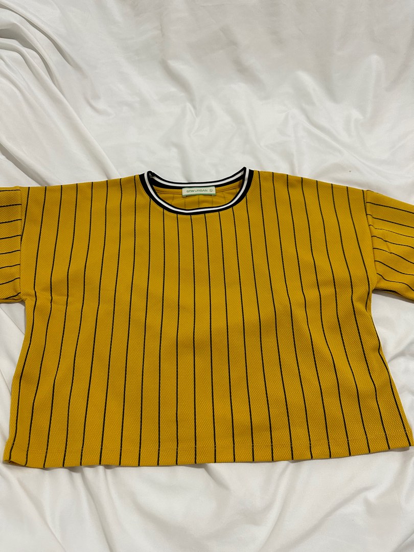 GTW Urban Yellow Cropped Top on Carousell