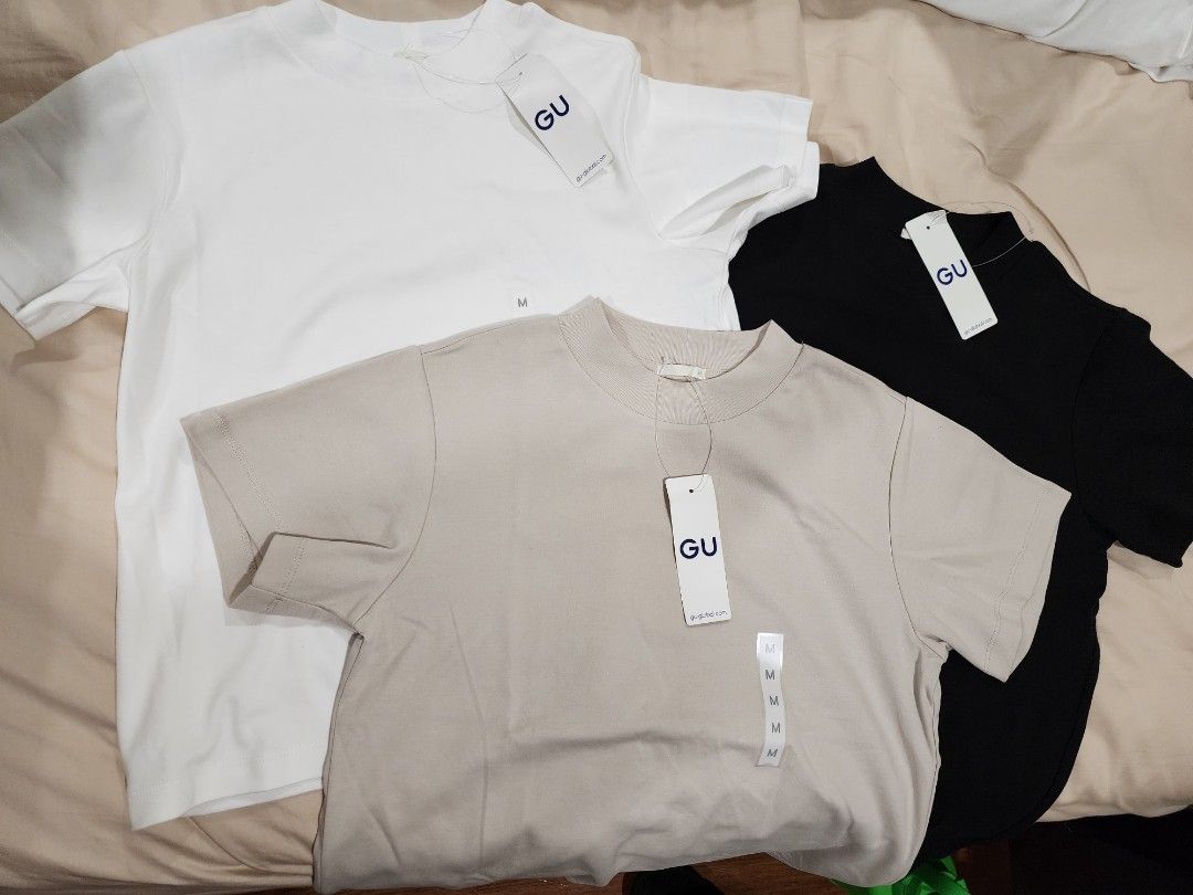 GU Women Tshirt, Women's Fashion, Tops, Shirts on Carousell