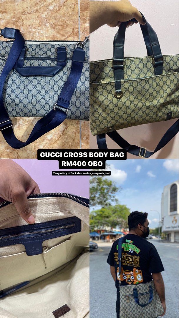 Gucci Cross body, Men's Fashion, Bags, Sling Bags on Carousell