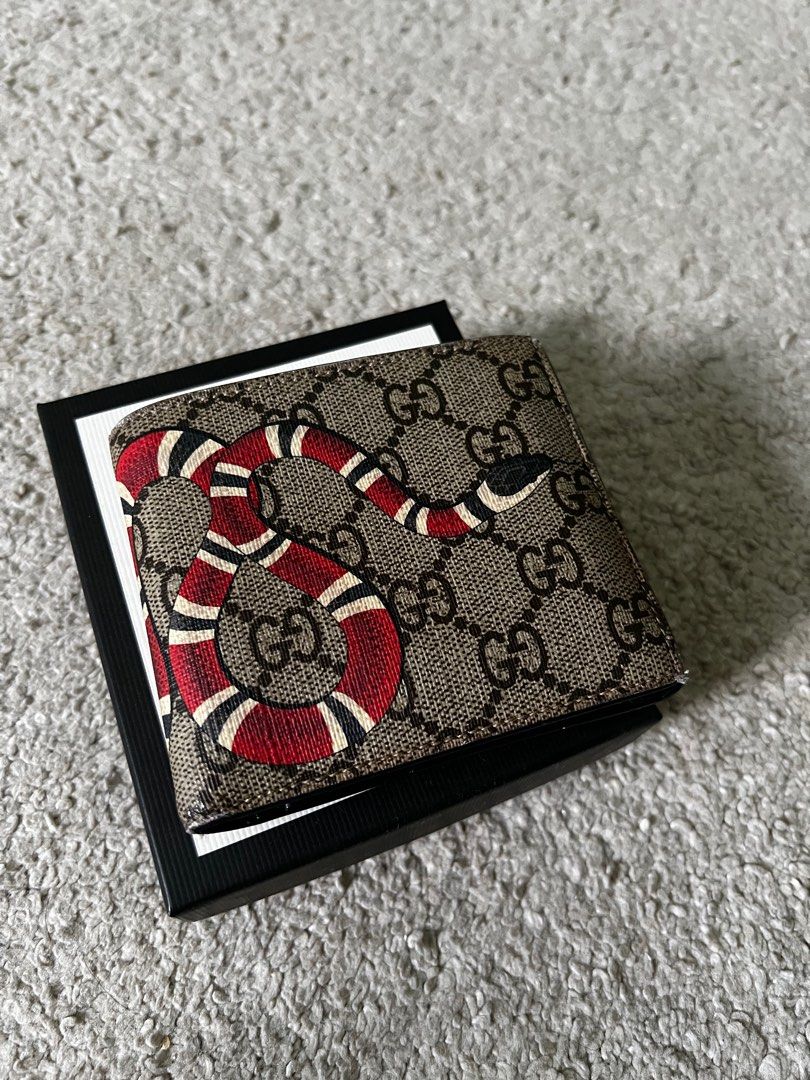 Gucci snake print wallet, Women's Fashion, Bags & Wallets, Wallets ...