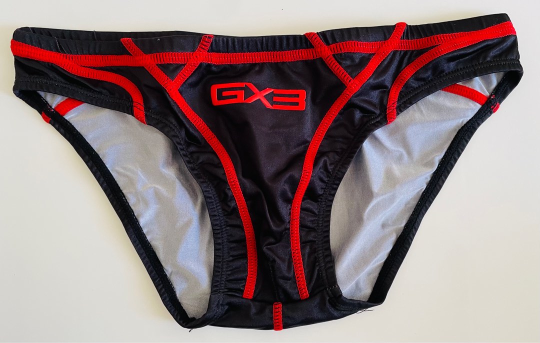 GX3 SPLASH BIKINI (ULTRA SKIN) BLACK, Men's Fashion, Bottoms, New ...