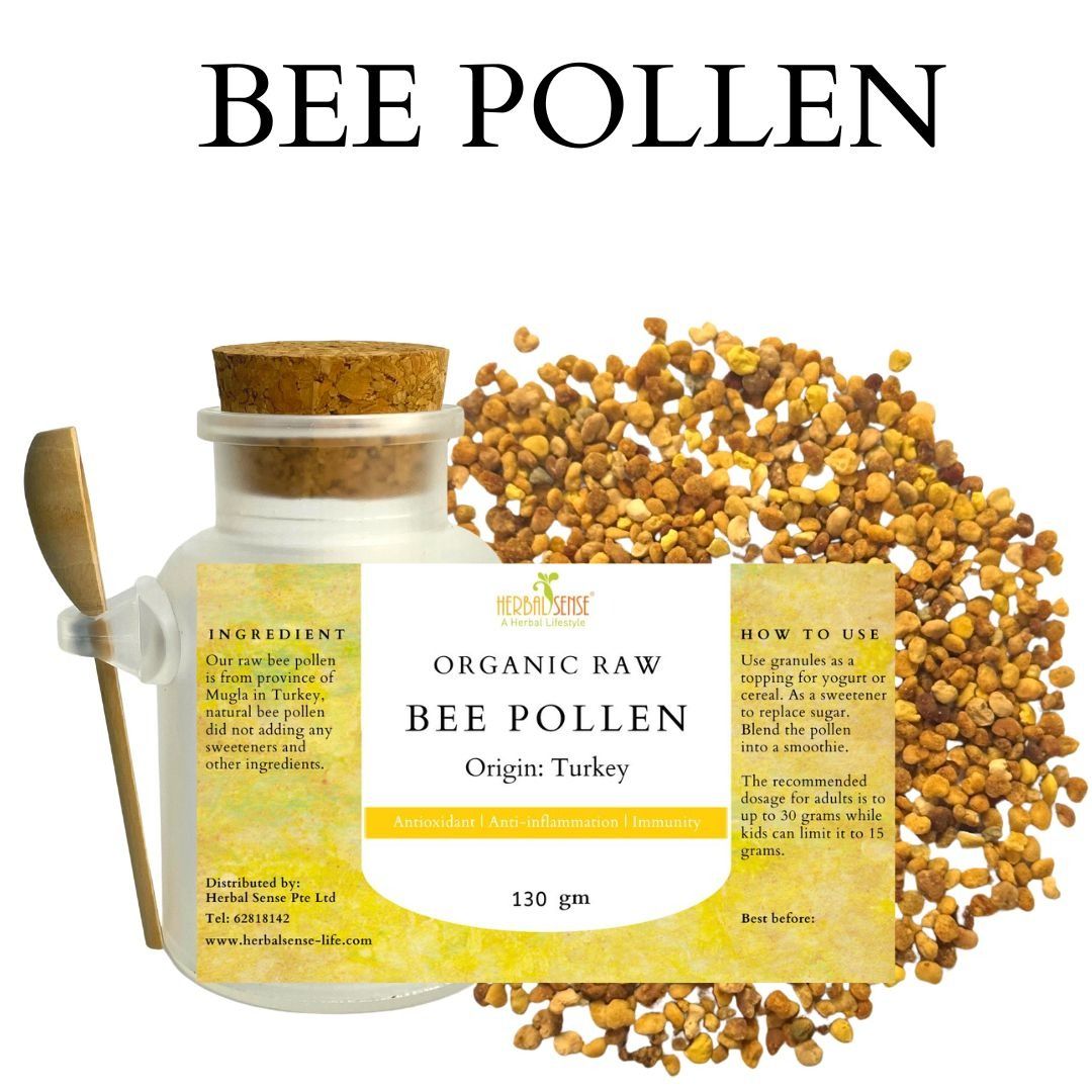 Herbal Sense Organic Raw Bee Pollen From Turkey Build Immunity, Health ...