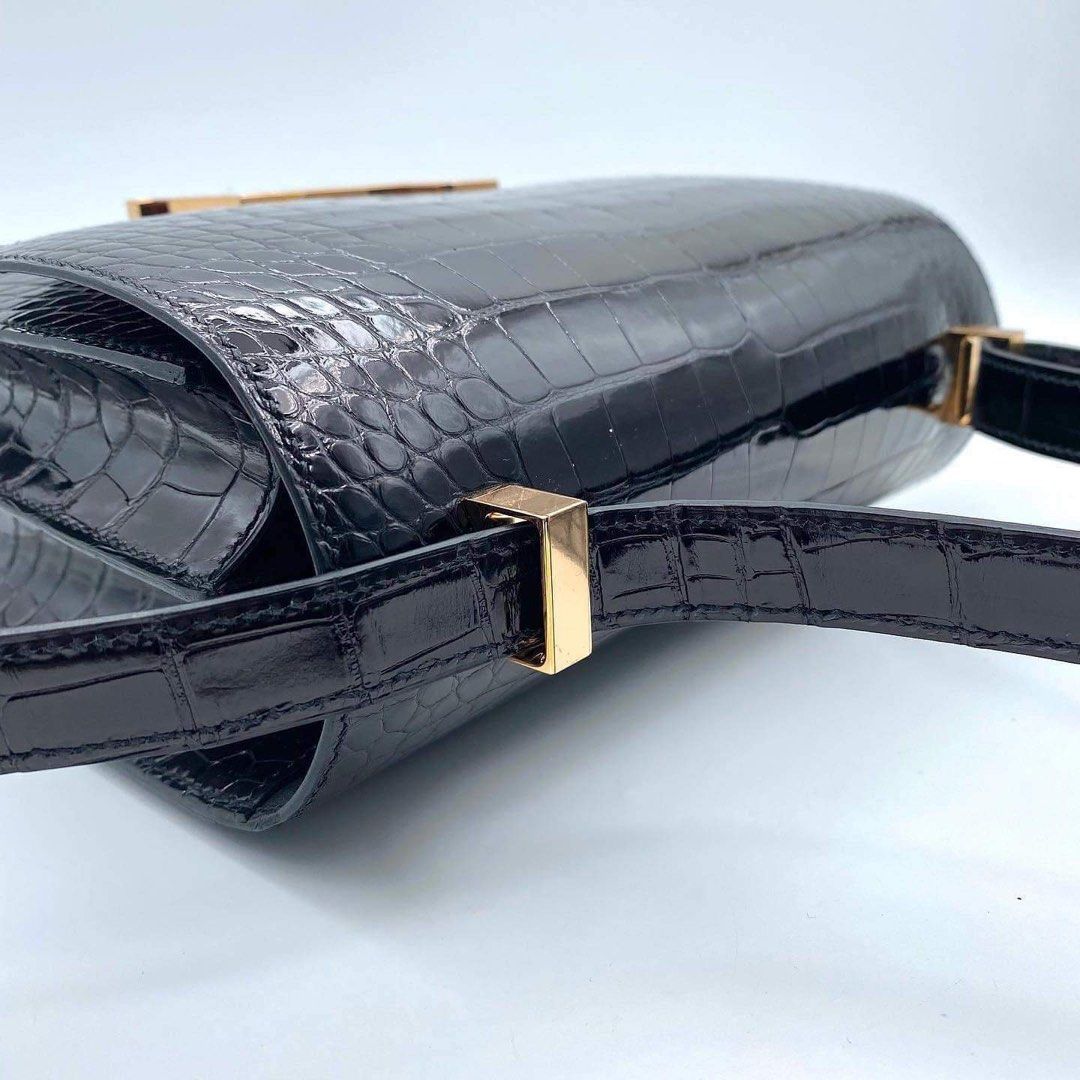 Hermes Constance 24 Croc GHW on Carousell