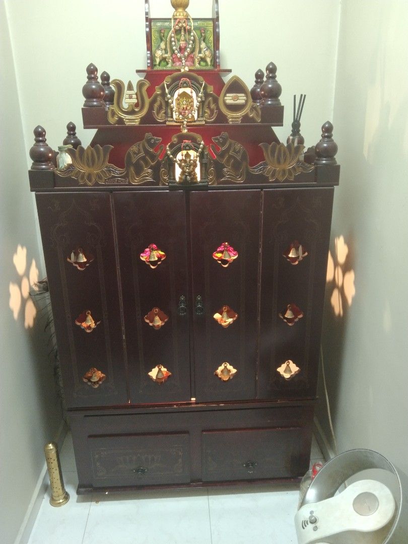 Hindu prayer altar, Furniture & Home Living, Furniture, Shelves ...
