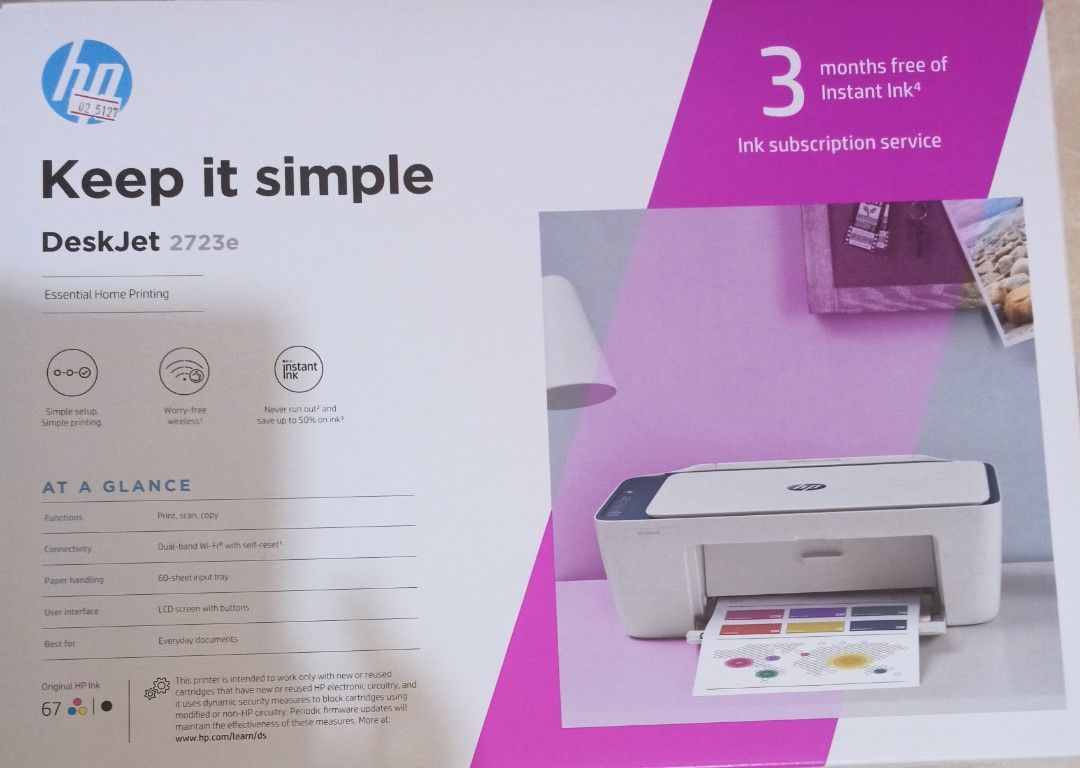 HP A4 Color Inkjet All-in-One Printer, Computers & Tech, Printers ...