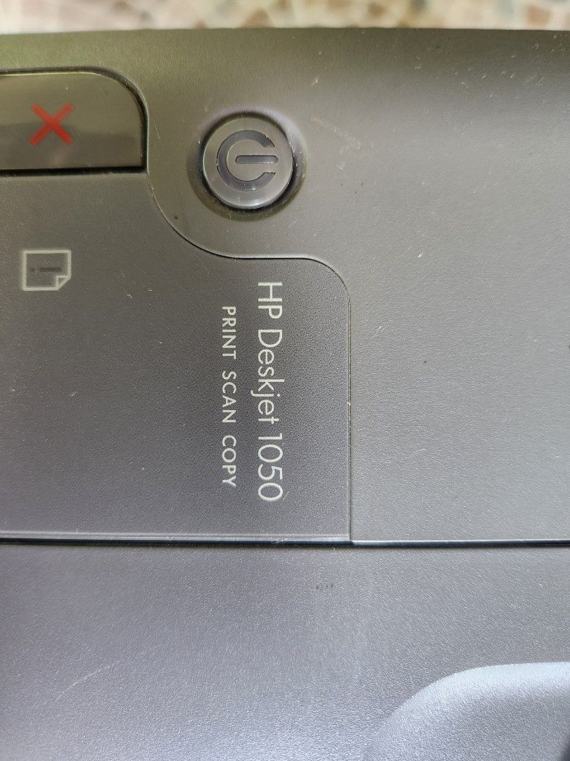 HP deskjet 1050 cartridge printer and scanner, Computers & Tech ...