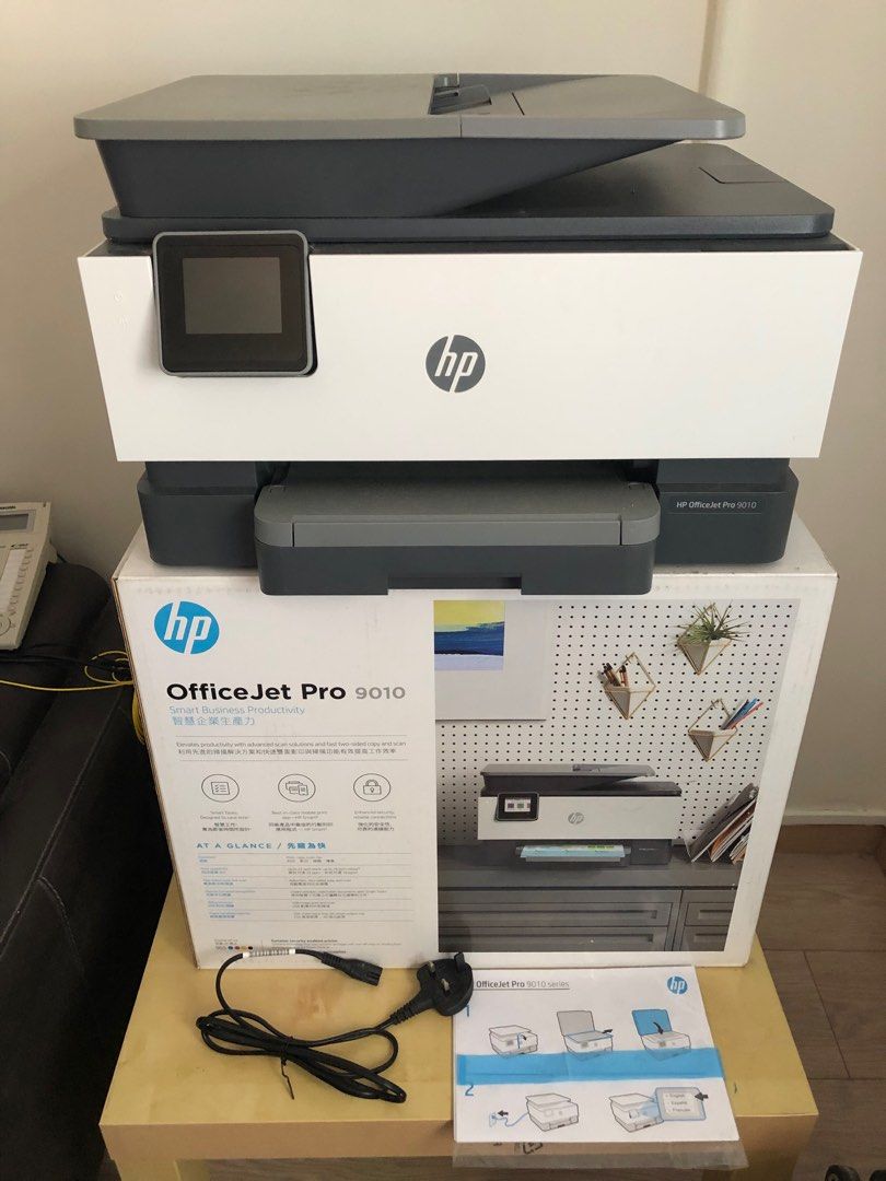 HP OfficeJet Pro 9010 Color Printer Wireless, Print, Fax, Scan, Copy , Automatic Duplex printing ...