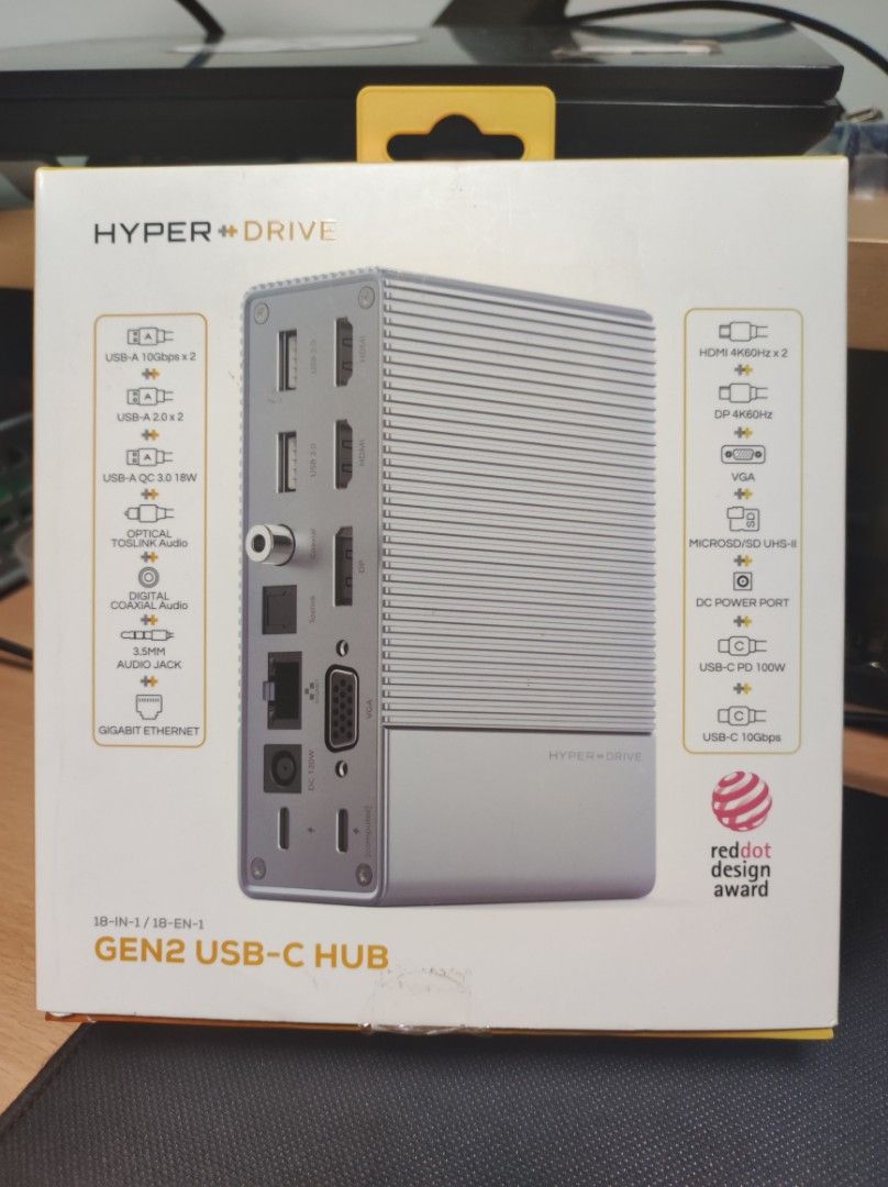Hyperdrive Gen2 Usb-C hub 18-in-1, Computers & Tech, Parts & Accessories, Other Accessories on ...