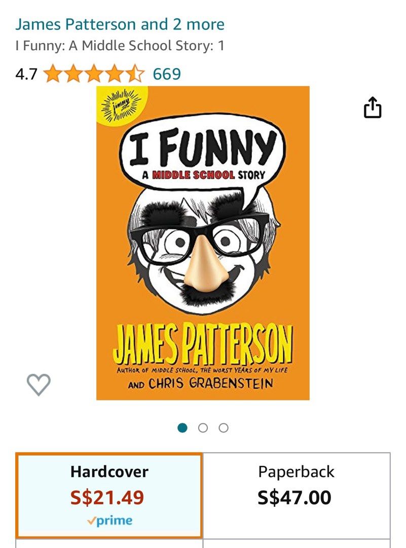 I Funny A middle school story books 1-3, Hobbies & Toys, Books ...