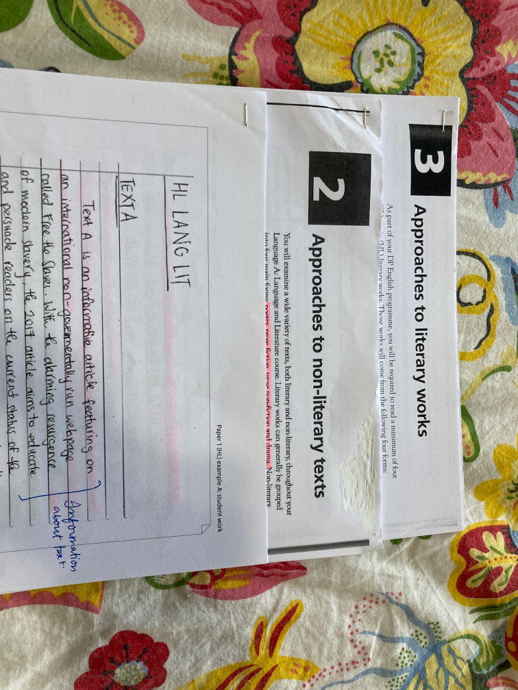 IB English Lang and Lit Notes and Exemplar, Hobbies & Toys, Books ...