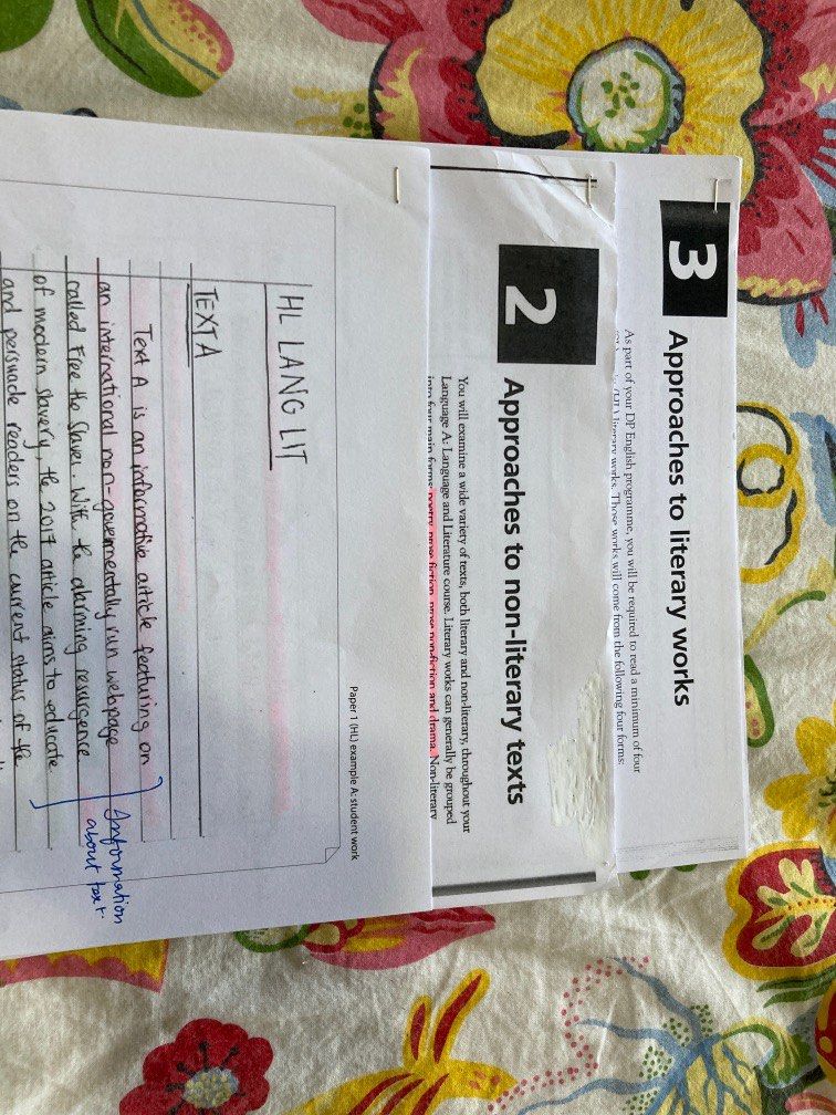 IB English Lang and Lit Notes and Exemplar, Hobbies & Toys, Books ...