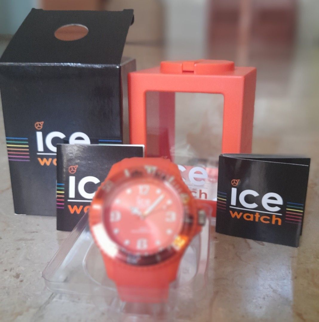 ICE Watch - Orange, Luxury, Watches on Carousell