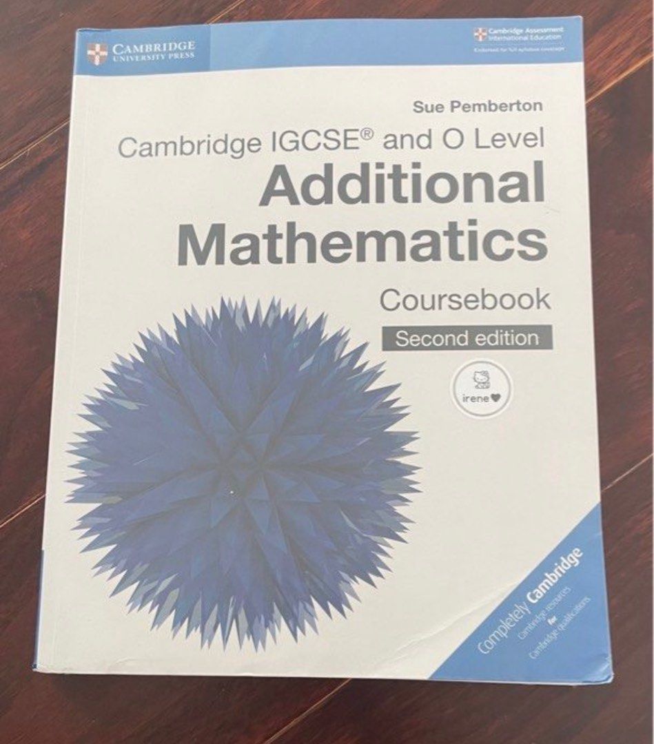 IGCSE Additional Mathematics coursebook, Hobbies & Toys, Books ...