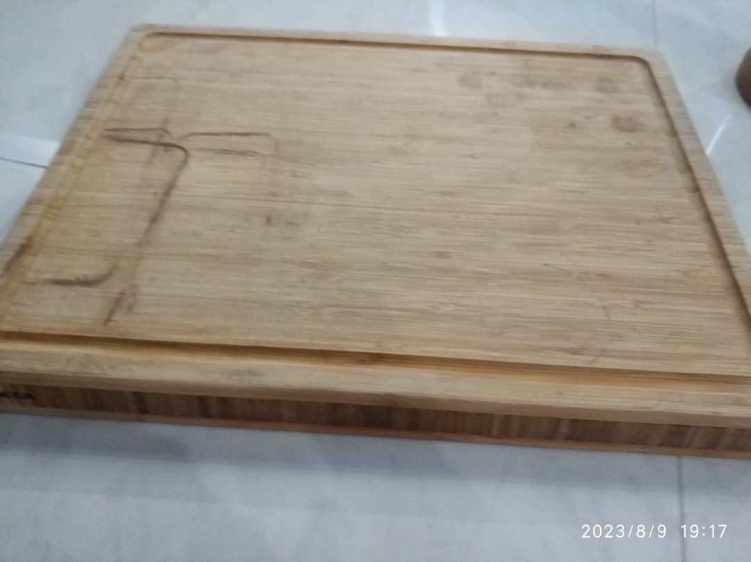 Ikea aptitlig bamboo butcher block chopping board, Furniture & Home ...