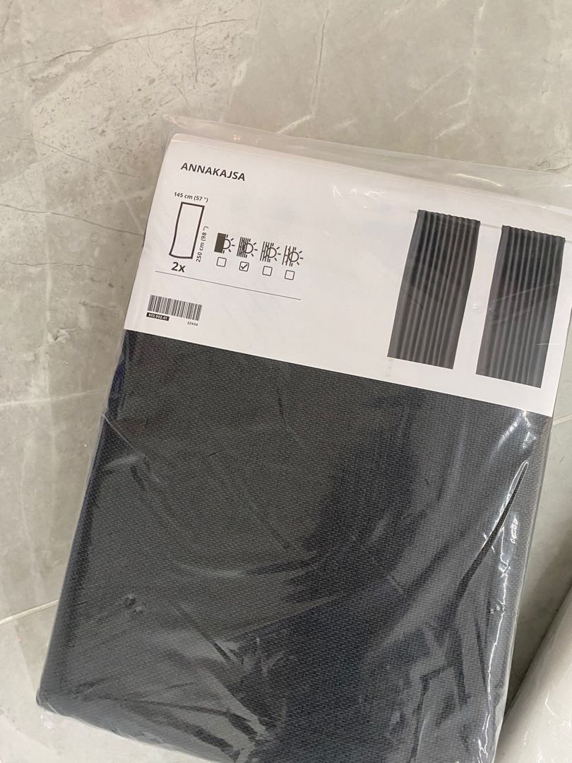 Ikea Curtains - Annakajsa and Silverlonn, Furniture & Home Living, Home ...