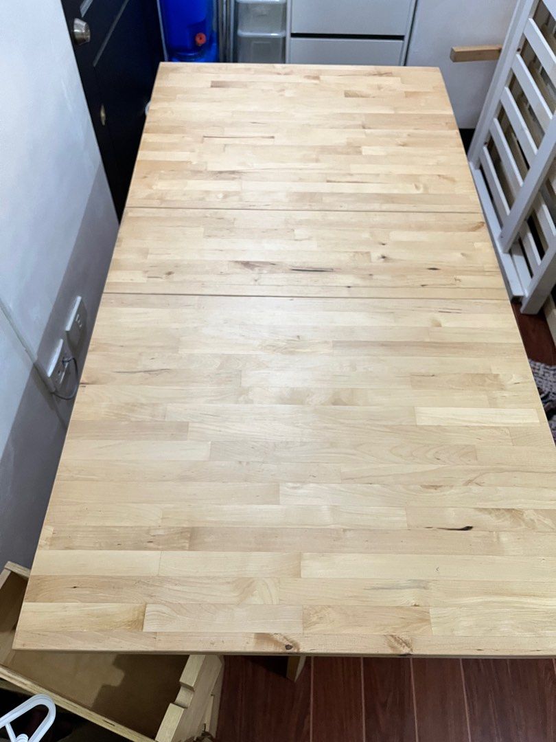 IKEA Norden Gateleg Table (foldable/extendable table), Furniture & Home ...