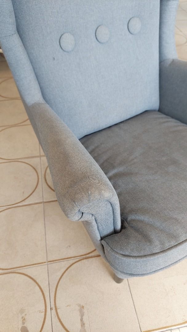 IKEA Strandmon Children's armchair, vissle grey, Babies & Kids, Baby ...