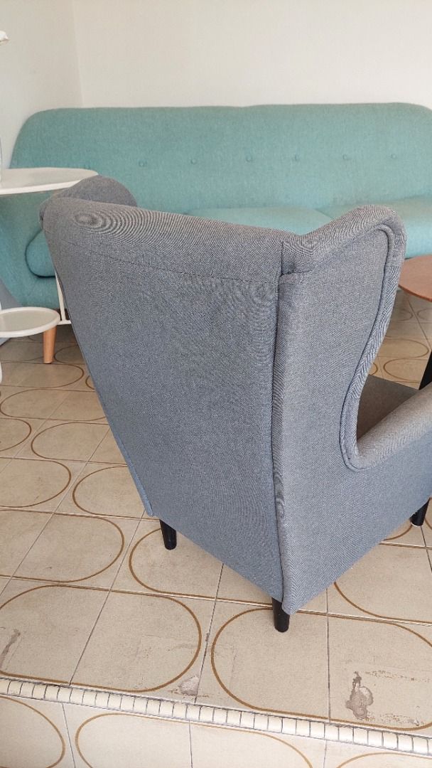 IKEA Strandmon Children's armchair, vissle grey, Babies & Kids, Baby ...