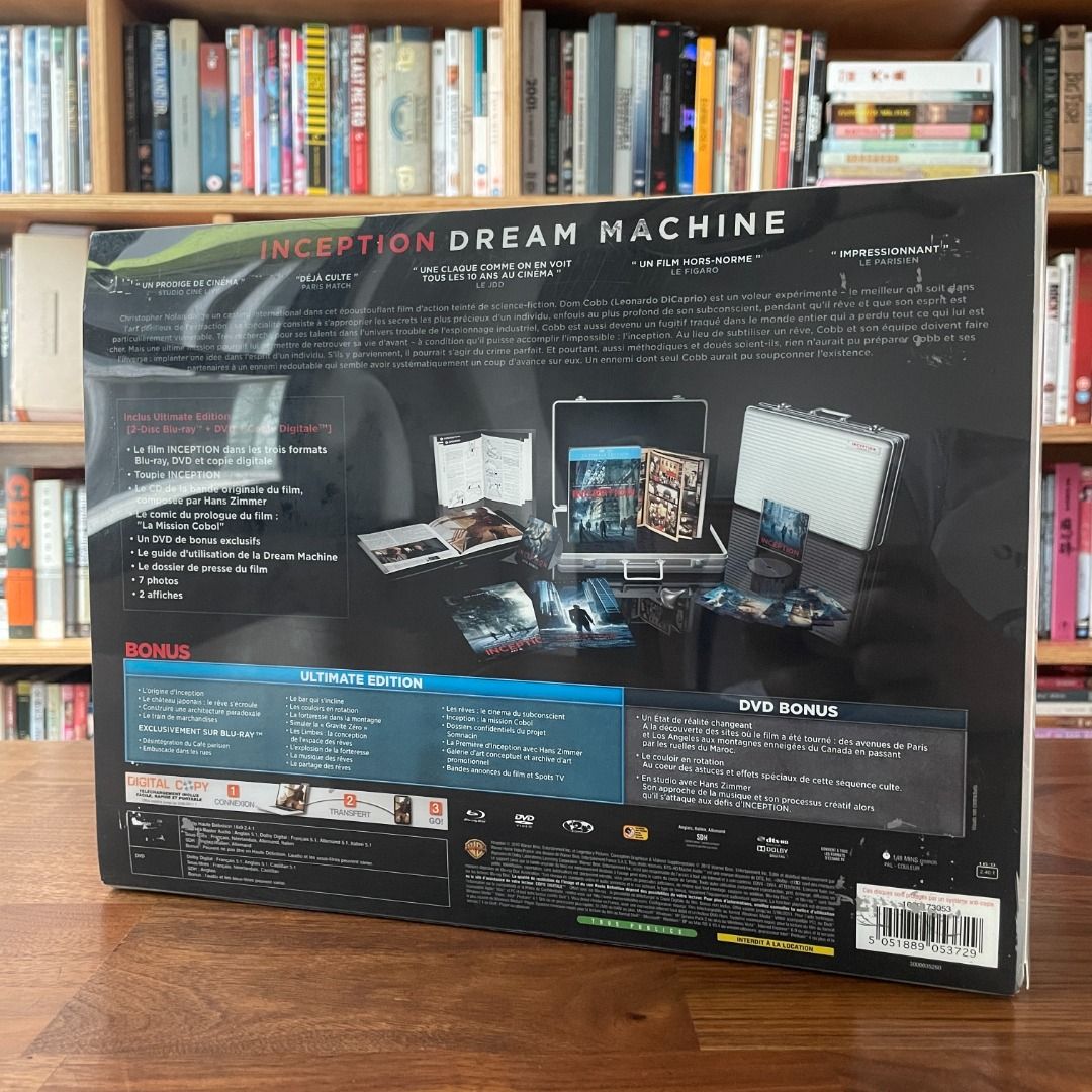 Inception movie Steel Suitcase Dream Machine French Exclusive Limited ...