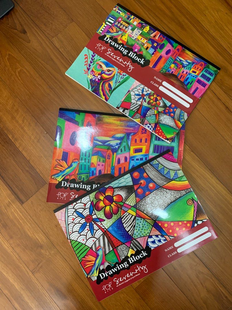 Individual Drawing Blocks, Hobbies & Toys, Stationery & Craft, Craft ...