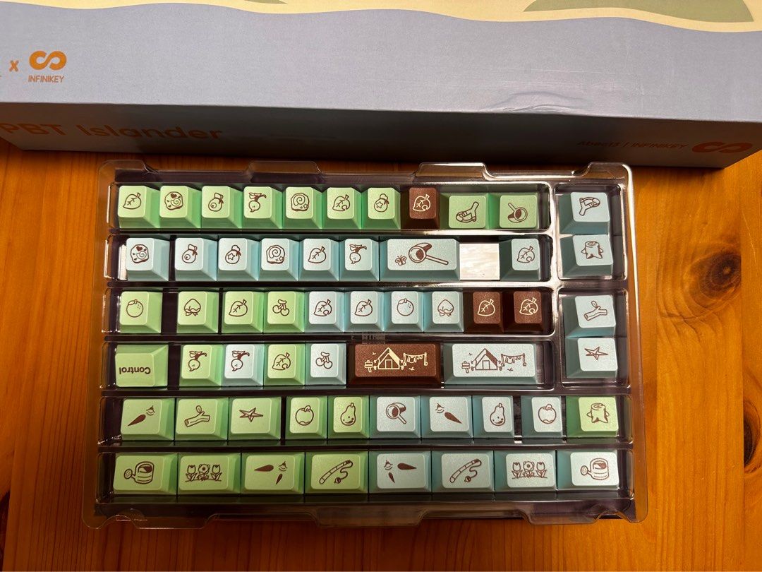 Infinikey PBT Islander Keycaps Base Kit + Novelty Kit | Nintendo Animal ...