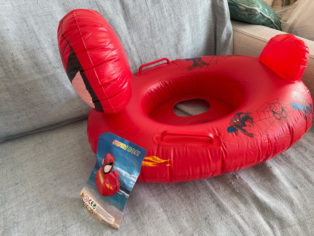 Inflatable Spider-Man Float, Babies & Kids, Infant Playtime on Carousell