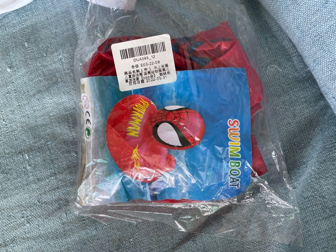 Inflatable Spider-Man Float, Babies & Kids, Infant Playtime on Carousell